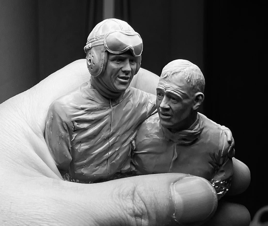 BUST ALBERT “SHRIMP” BURNS AND OTTO WALKER 1/12 – cixmodels