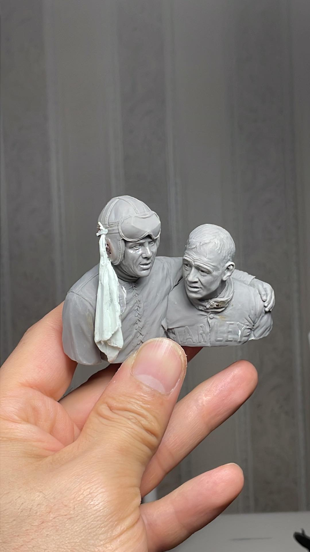 BUST ALBERT “SHRIMP” BURNS AND OTTO WALKER 1/12 – cixmodels